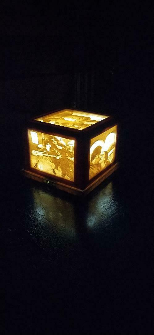 Fichier STL Beau support en bois pour lithophane 🏠・Modèle pour ...