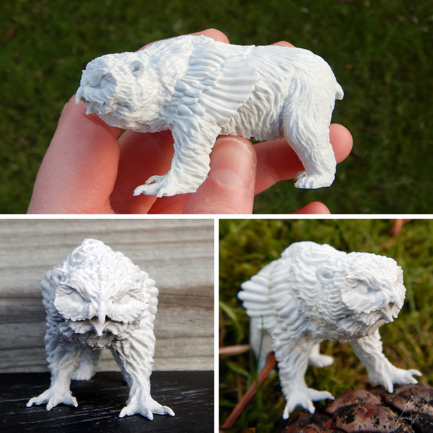 STL file Arctic Owlbear・Template to download and 3D print・Cults