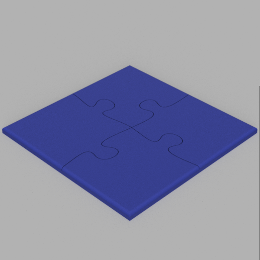 STL file Coaster_Puzzle・Template to download and 3D print・Cults