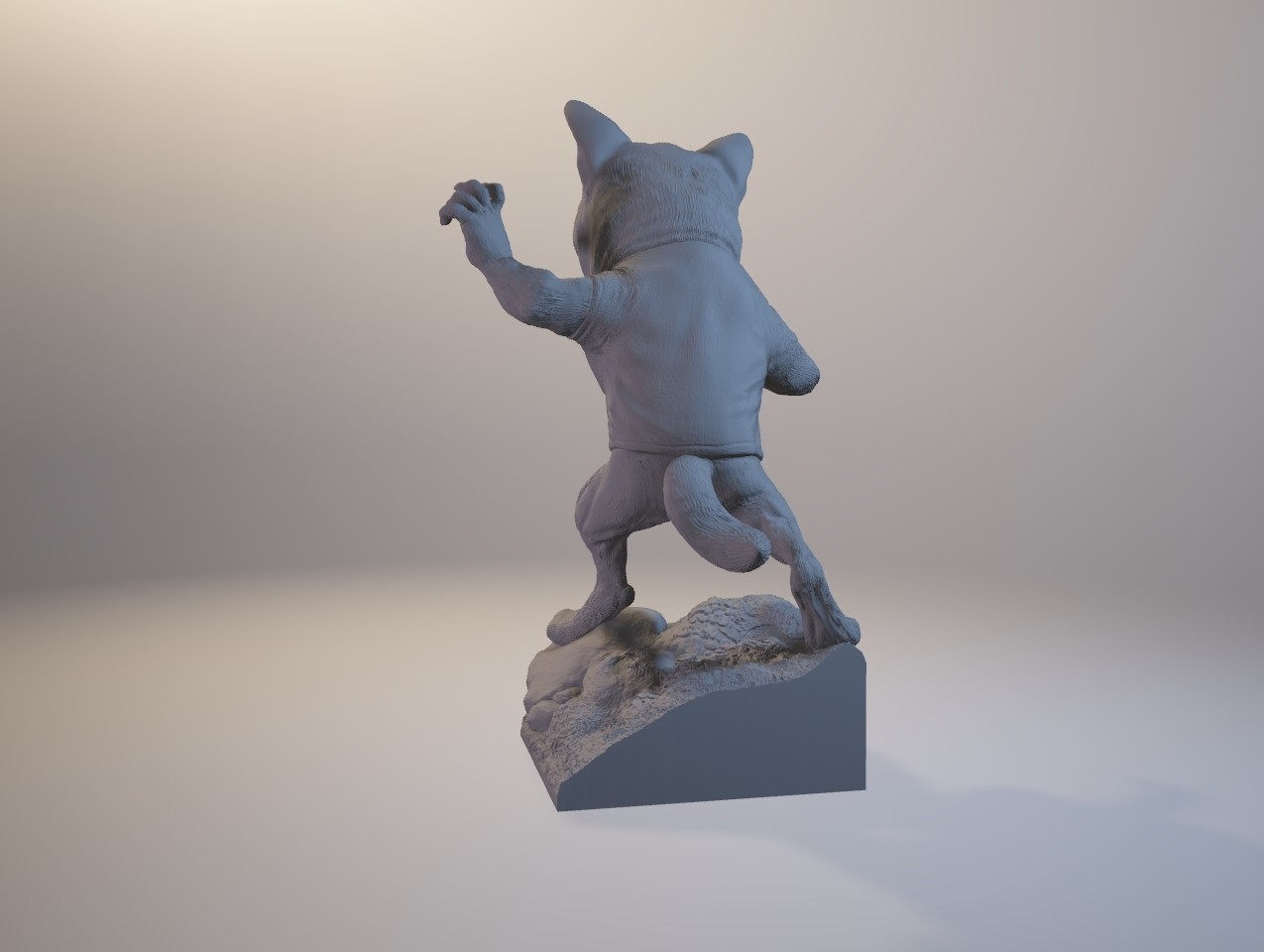 STL file Werewolf 🐺・3D printer model to download・Cults
