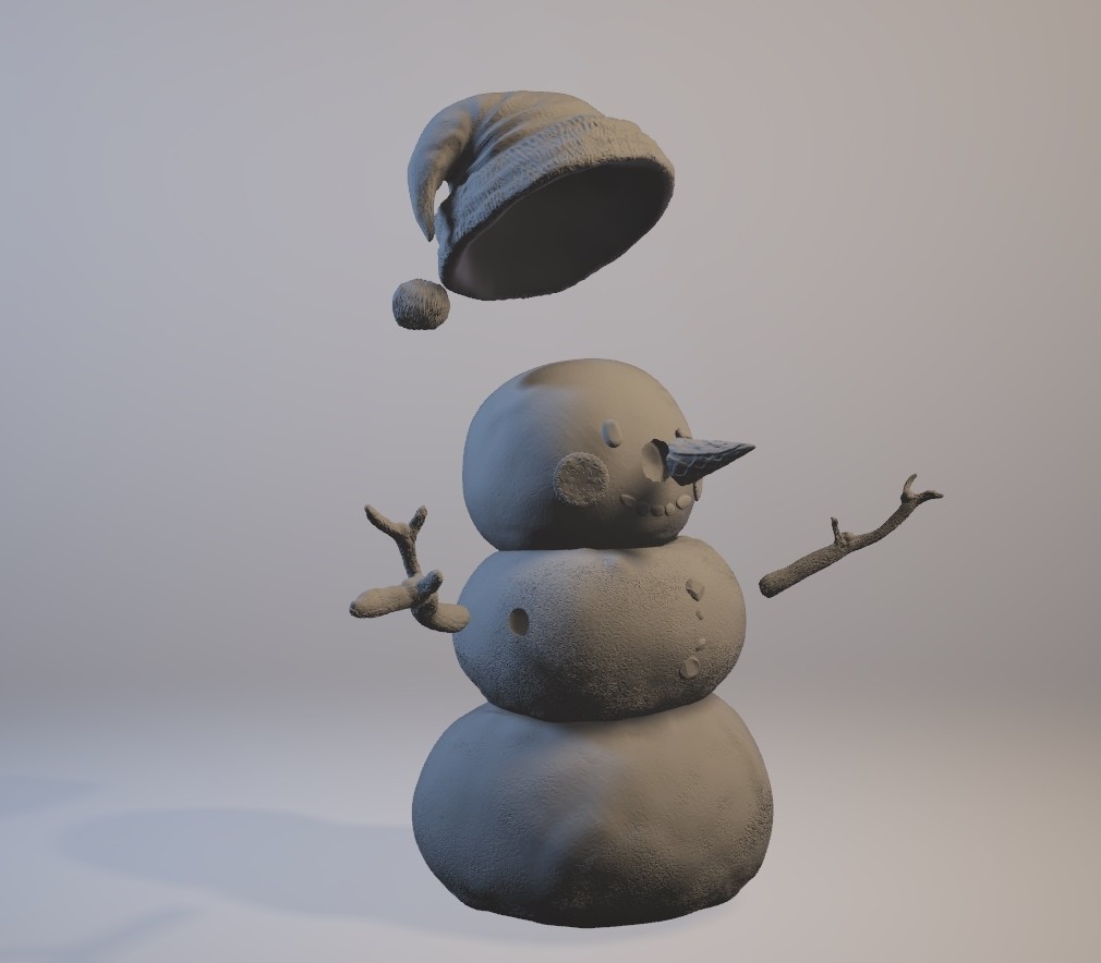 STL file Snowman・3D printable design to download・Cults
