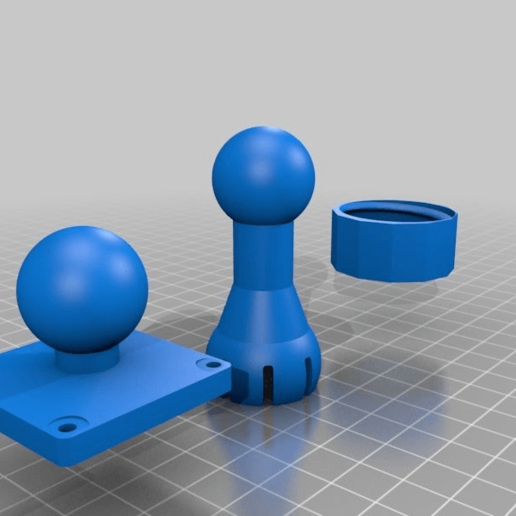 Télécharger fichier STL gratuit Mon articulation à rotule personnalisée ...