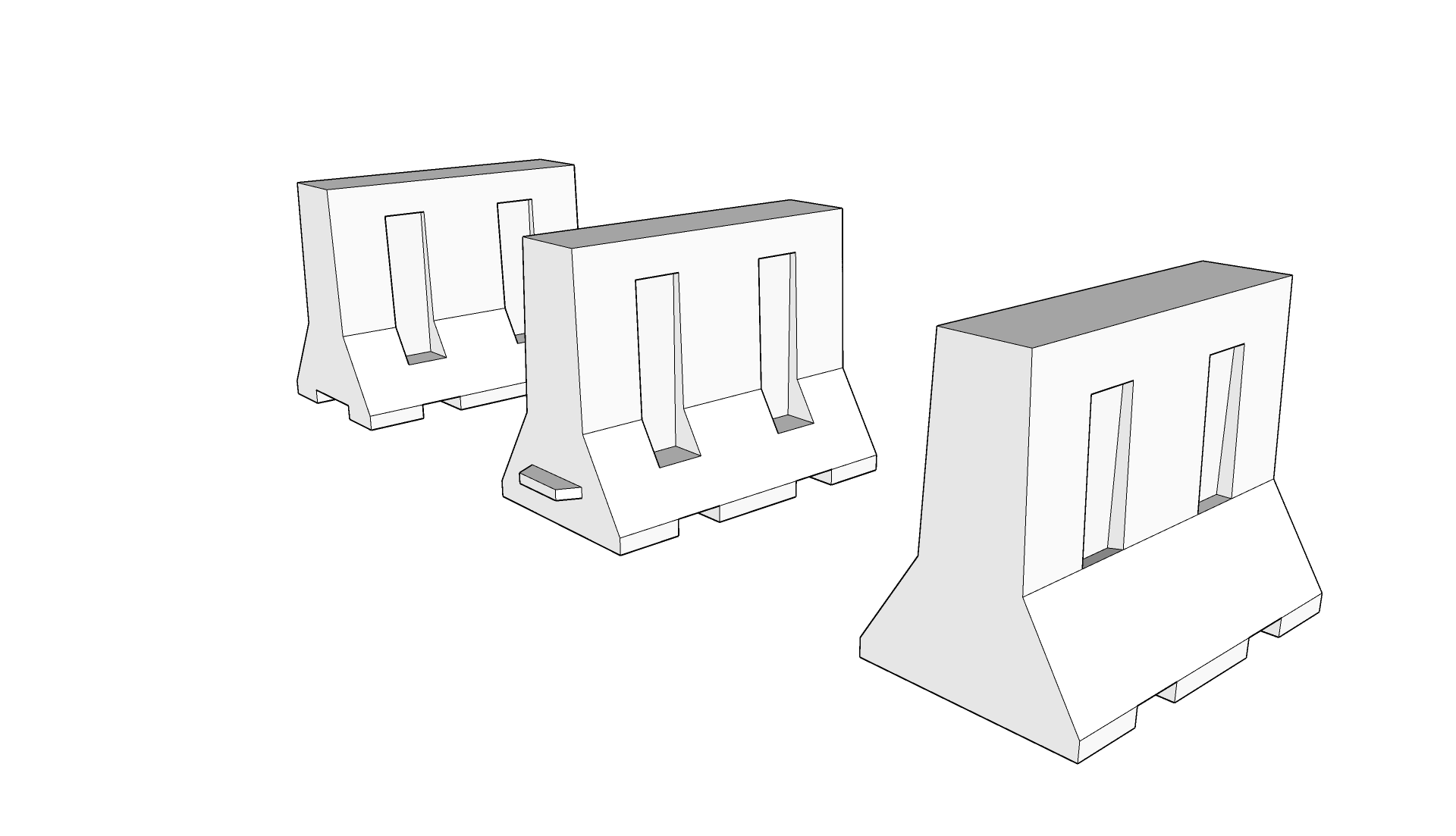 Free STL file Road Barrier 1/64 🌆・3D print object to download・Cults