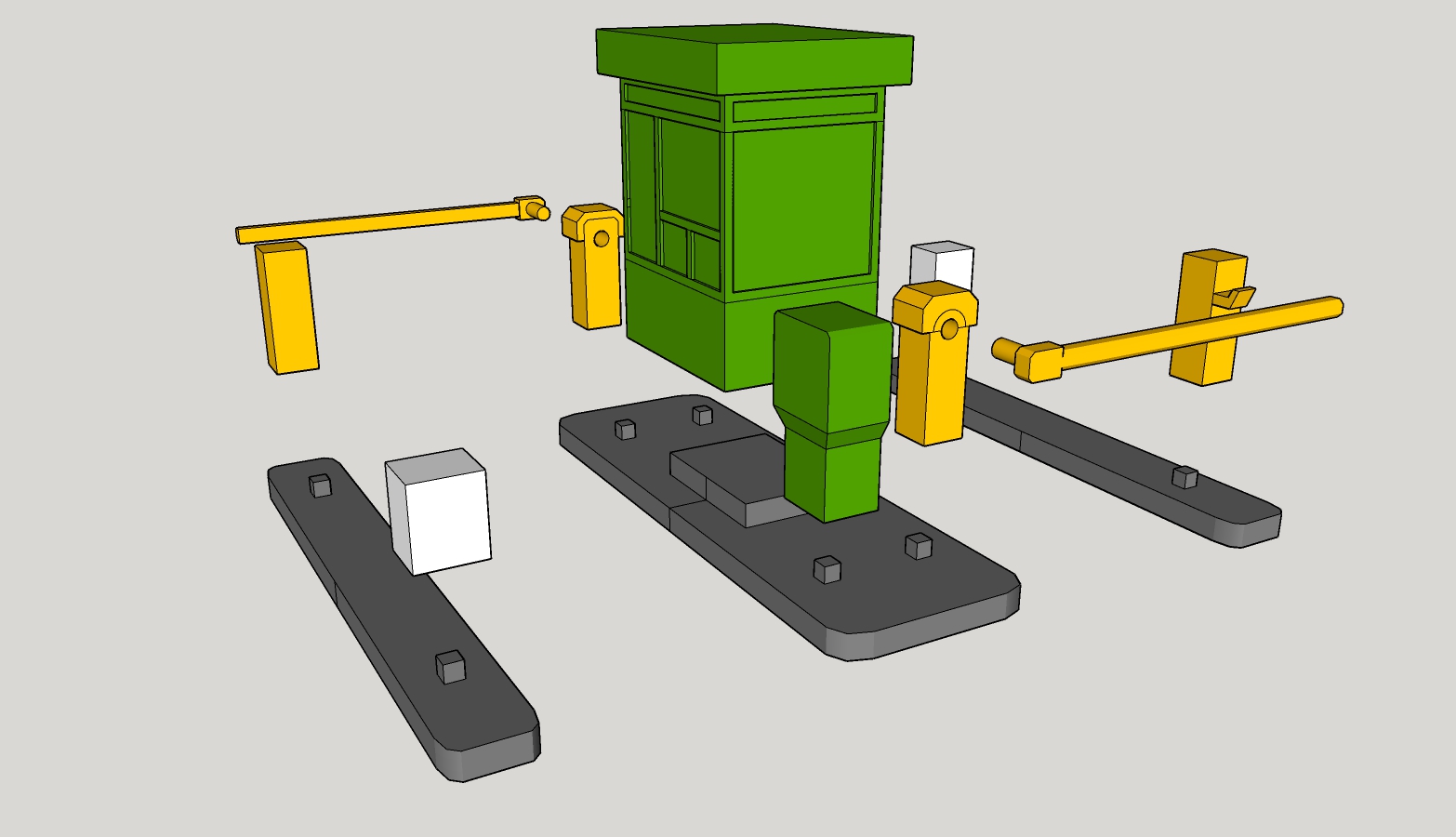STL file Parking Booth 1:64・Design to download and 3D print・Cults