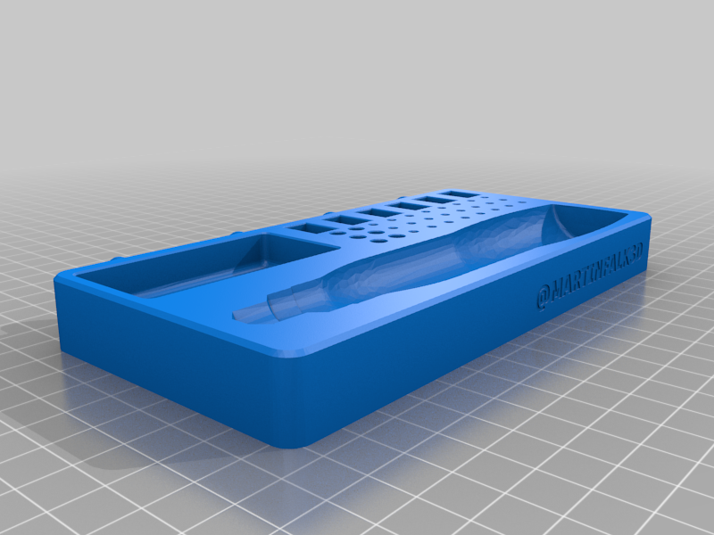 Free STL file Tack Life Battery Grinder for Skadis 🔋・3D printer model ...