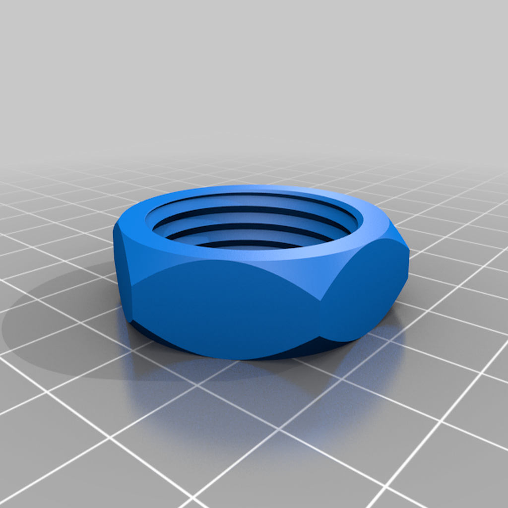 Free STL file nut2_28x34・3D printer design to download・Cults