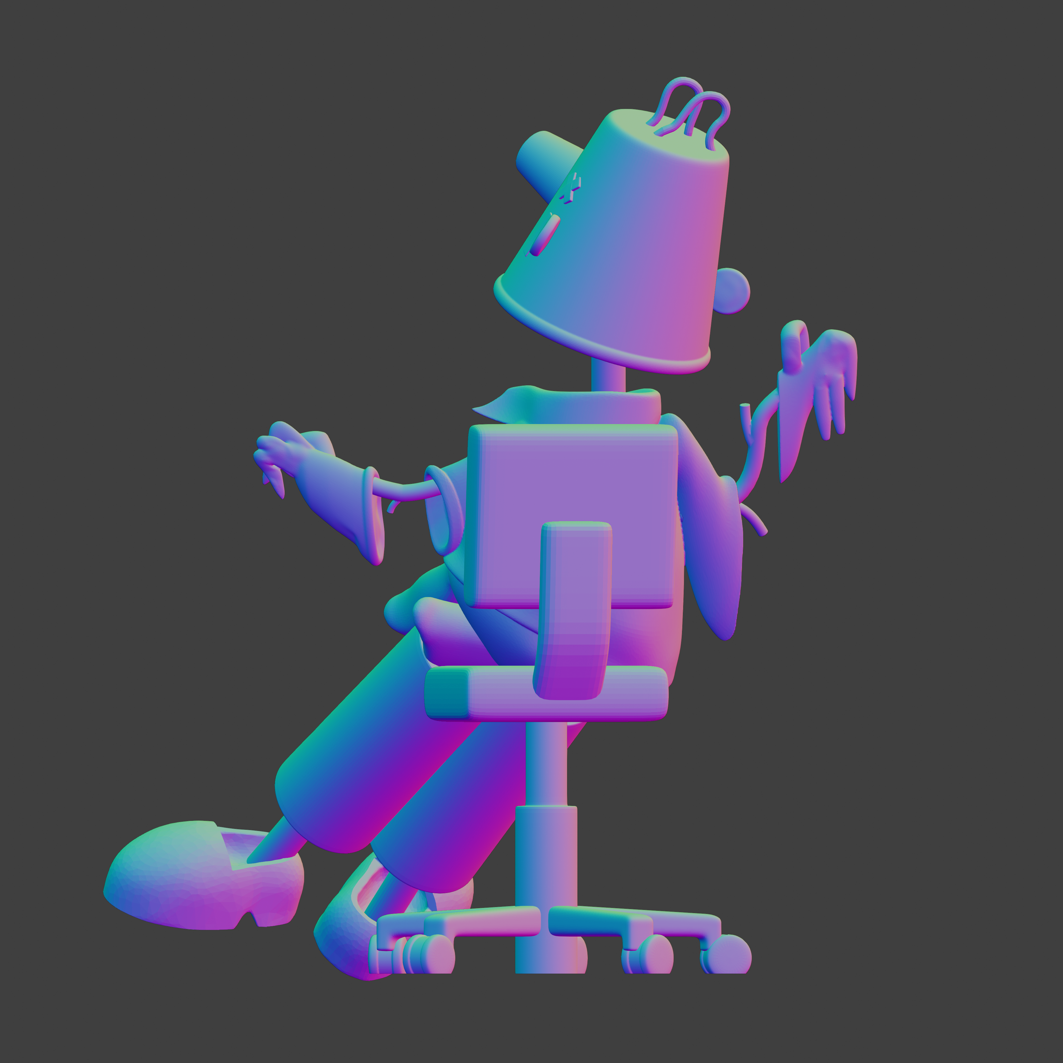 3D file Homer Simpsons - Very hard work 🧸・3D print model to download・Cults