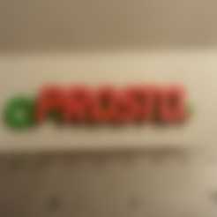 Download free 3D print files Prosto Logo Keychain ・ Cults