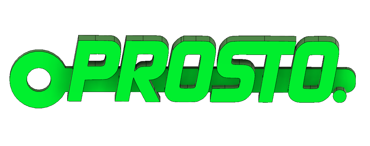 Free STL file Prosto Logo Keychain 🗝️・3D printing template to download ...