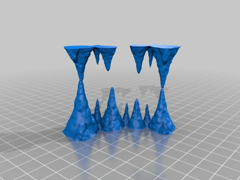 Free STL file stalagmites 🎲・3D print design to download・Cults