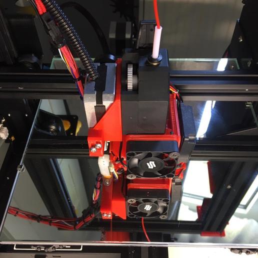 Download free 3D printer designs Real Direct Drive E3D V6 , BMG for ...