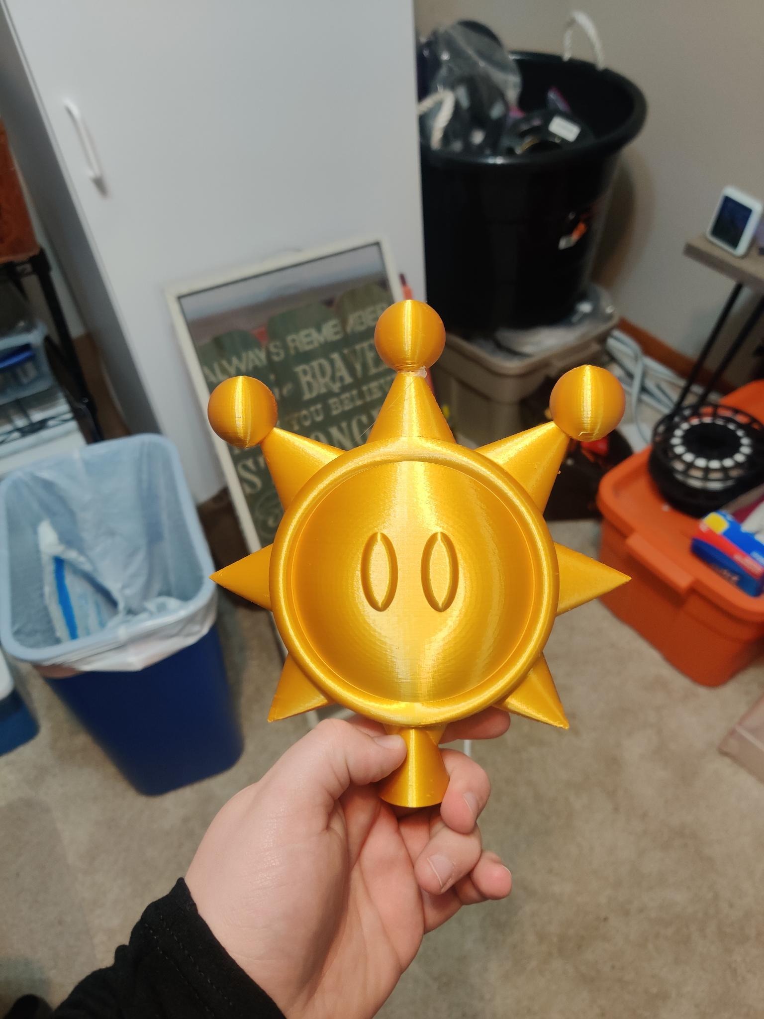 Free STL file Mario Sunshine Sprite Tree Topper 🌳・3D print design to ...
