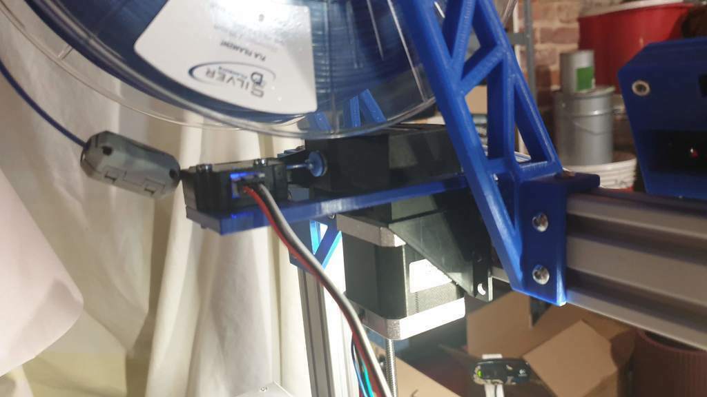 Free STL file BMG extruder filament sensor 2020 2040 mount・3D print ...