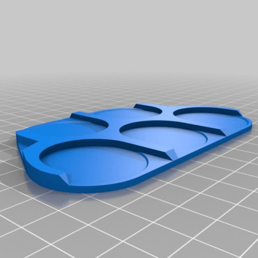 Download free STL file 32mm Movement Tray 5 Slot • 3D printing object ...