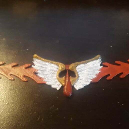 Download free STL file Blood Angels Covid Mask Strap • 3D print design ...