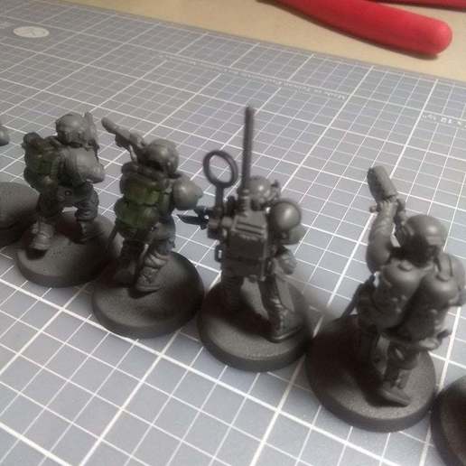 Download free STL file 28mm 40K Infantry Backpack 11.5mm Tall • 3D ...