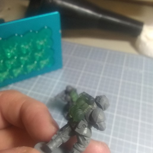 Download free STL file 28mm 40K Infantry Backpack 11.5mm Tall • 3D ...