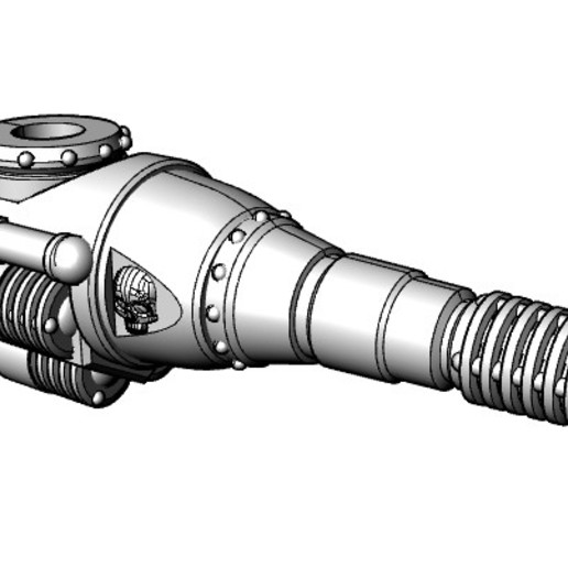 Download free 3D printer templates 28mm Lightning Thrower For Smaller ...