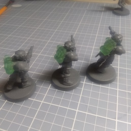 Download free STL file 28mm 40K Infantry Backpack 11.5mm Tall • 3D ...