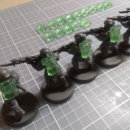 Download free STL file 28mm 40K Infantry Backpack 11.5mm Tall • 3D ...