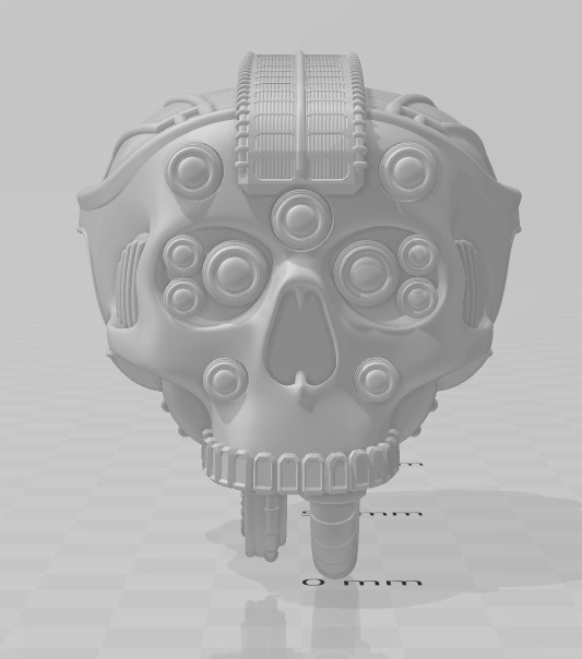 STL file Titan Skull Head Two For Charity・3D printing design to ...
