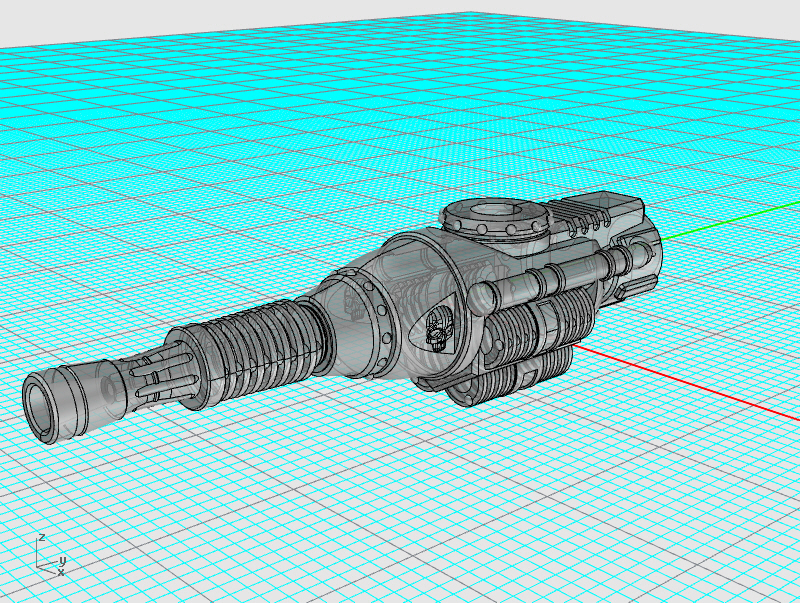 Free STL file 28mm Lightning Thrower For Small Knights With Vuvuzela ...