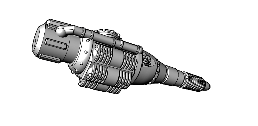 Download free STL file 28mm Lightning Thrower For Smaller Imperial ...