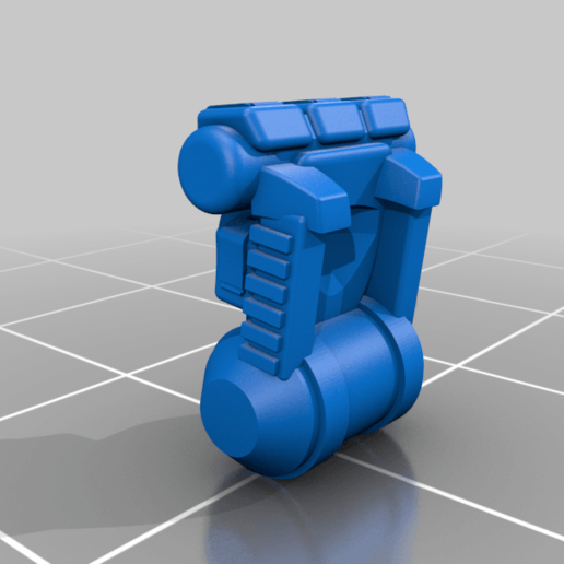 Download free STL file 28mm 40K Infantry Backpack 11.5mm Tall • 3D ...