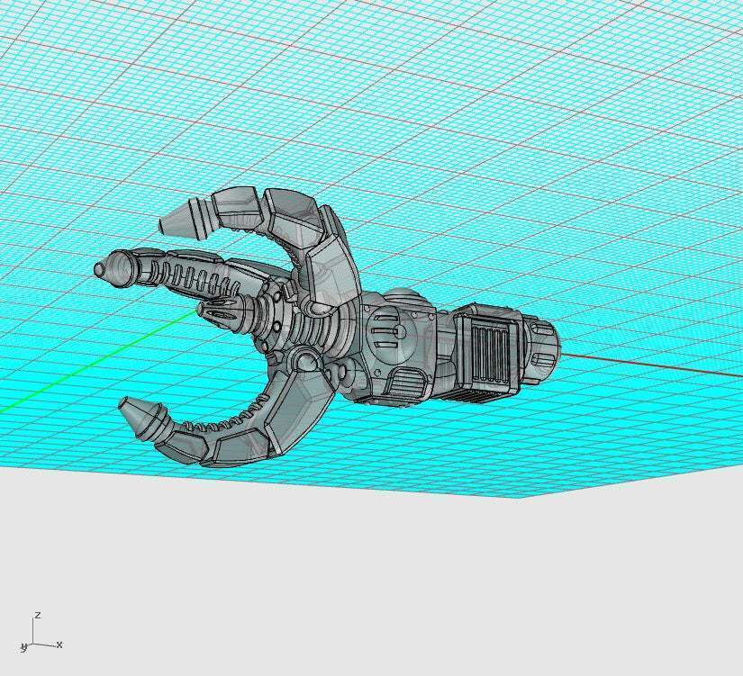 Download free STL file Small Knight Battle Claw • Design to 3D print ...
