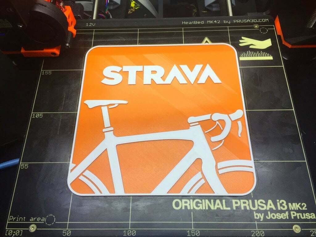 Free STL file Strava Bike Logo・3D printing idea to download・Cults