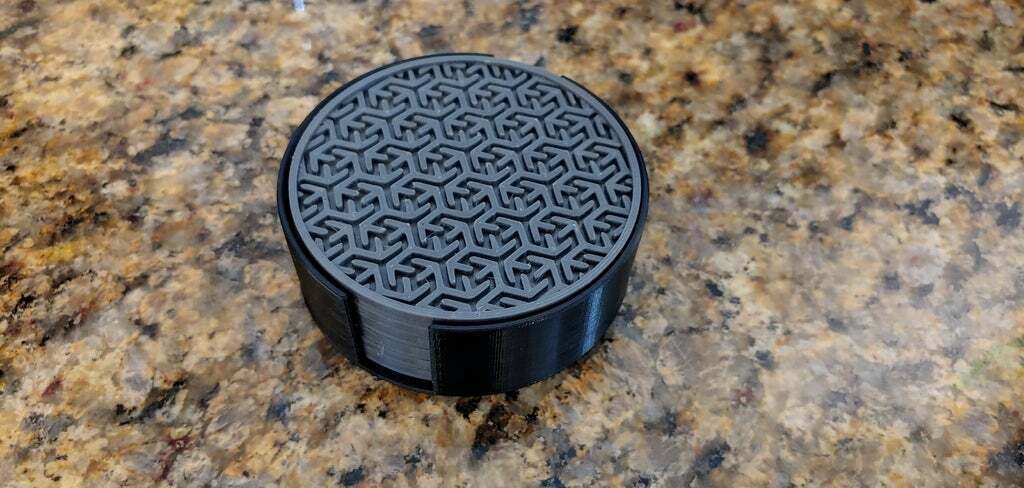 Free STL file Drink Coaster Set 🍹・3D printing idea to download・Cults