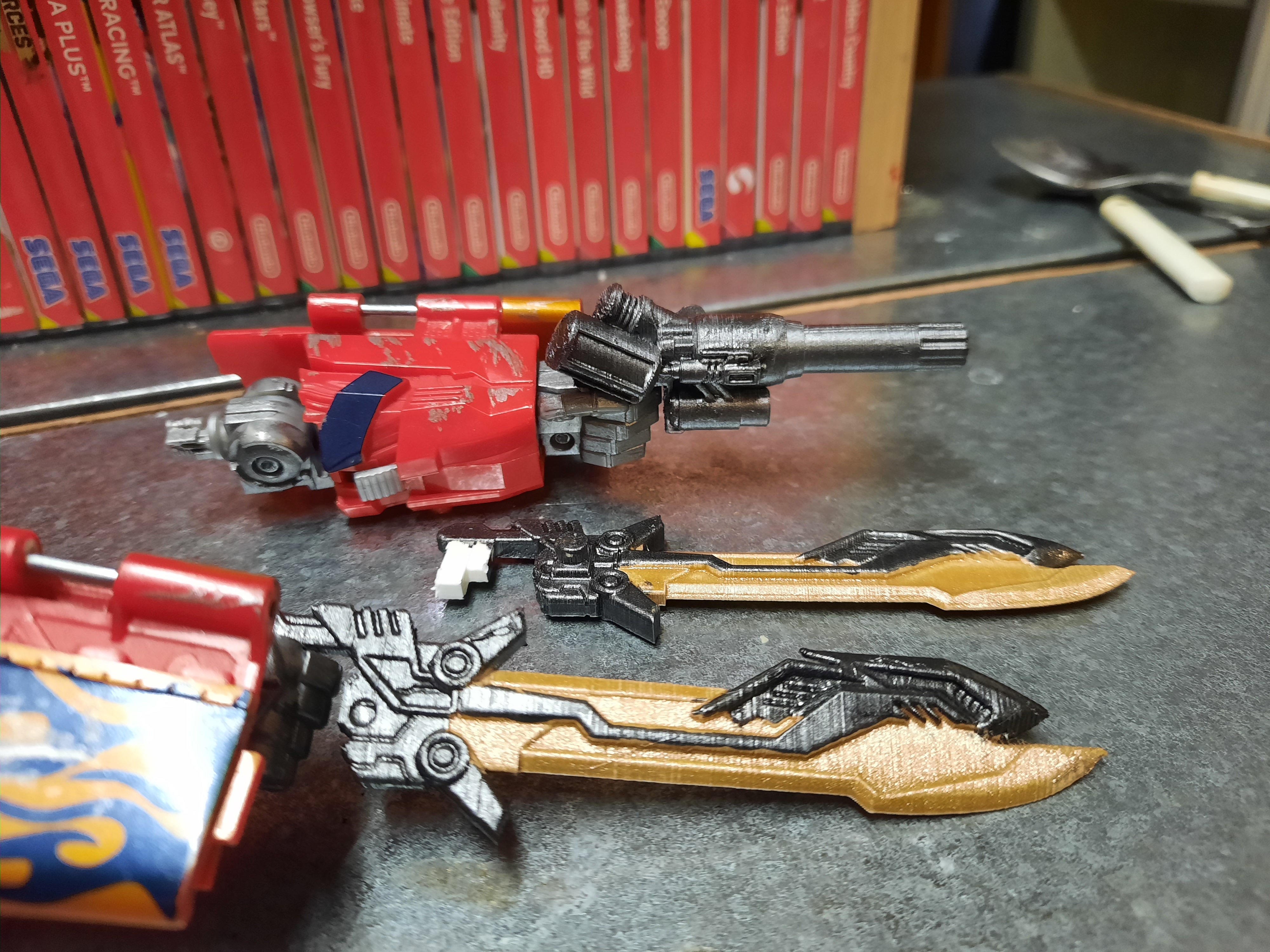 Transformers 3 Optimus Prime Weapons