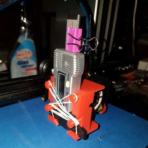 Download free STL file Ender 3 Bed leveling holder • 3D printing ...