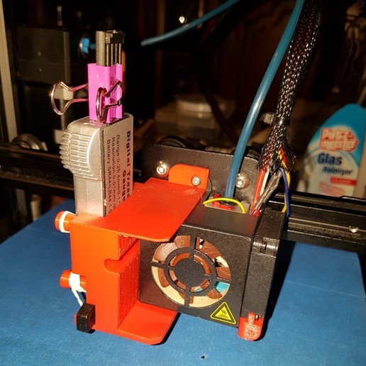 Download free STL file Ender 3 Bed leveling holder • 3D printing ...