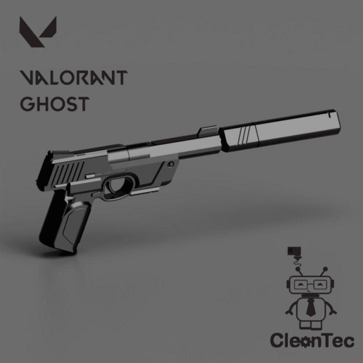 Download STL file Valorant - Ghost • 3D print design ・ Cults