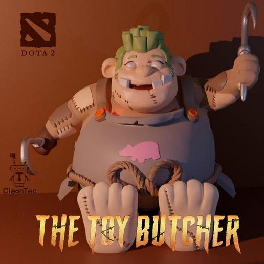 Download STL file Pudge Person (Dowry 2) • 3D printing template ・ Cults