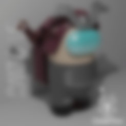 Download STL file Among Us (Samurai and Siren) • Design to 3D print ・ Cults