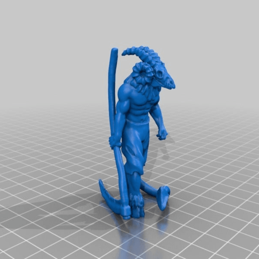 Download free STL file Demon Miniature • 3D printable template ・ Cults