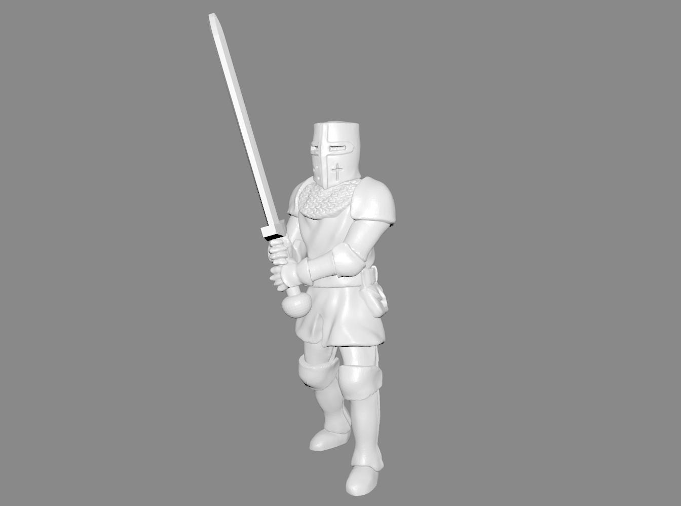 Free STL file Knight Miniature 🎲・3D print object to download・Cults