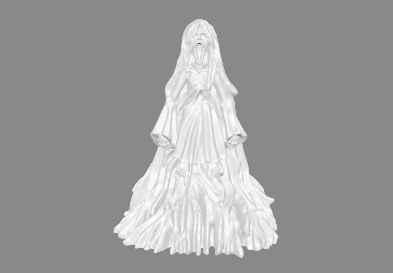 Free STL file Nightmare Ghost Miniature・3D printable object to download ...