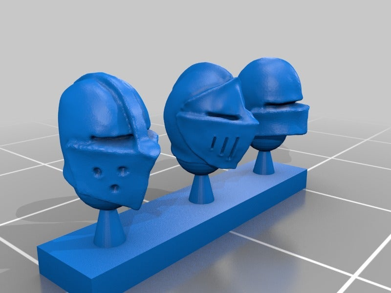 Download free STL file Knight Infantry Miniatures Customizable • 3D ...