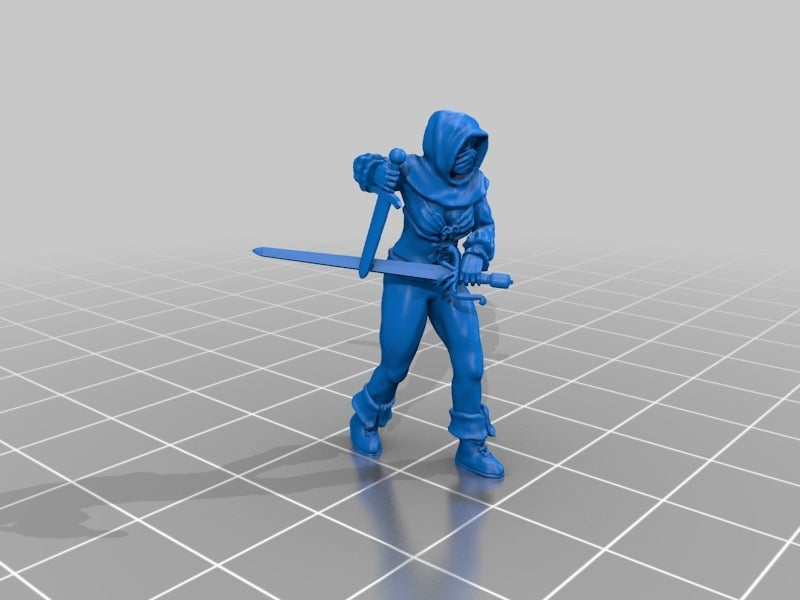 Free STL file Female Thief/Treasure Hunter Miniature・3D print model to ...