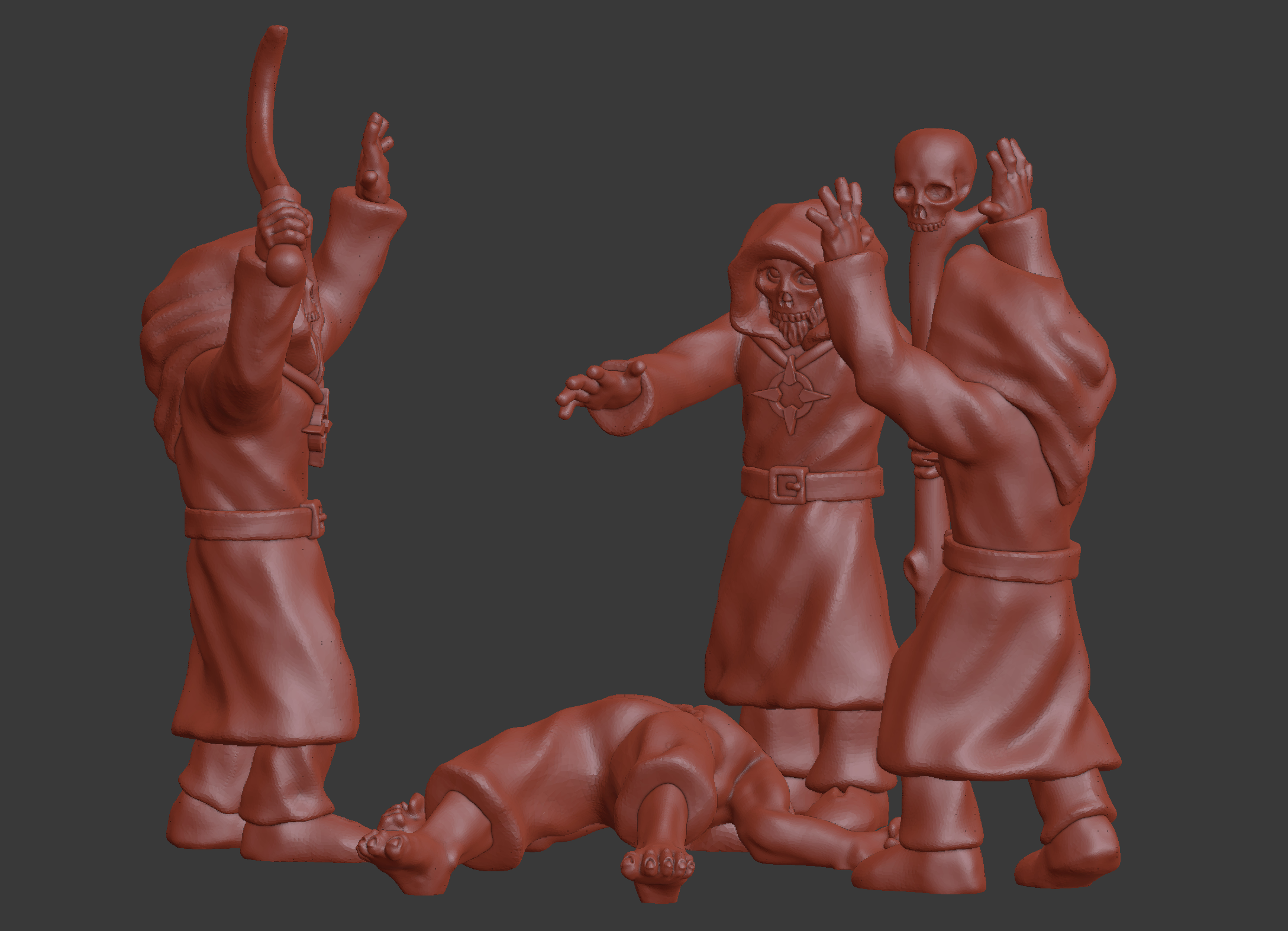 STL file Blood Mages / Magus Conclave Miniatures・3D printing model to ...
