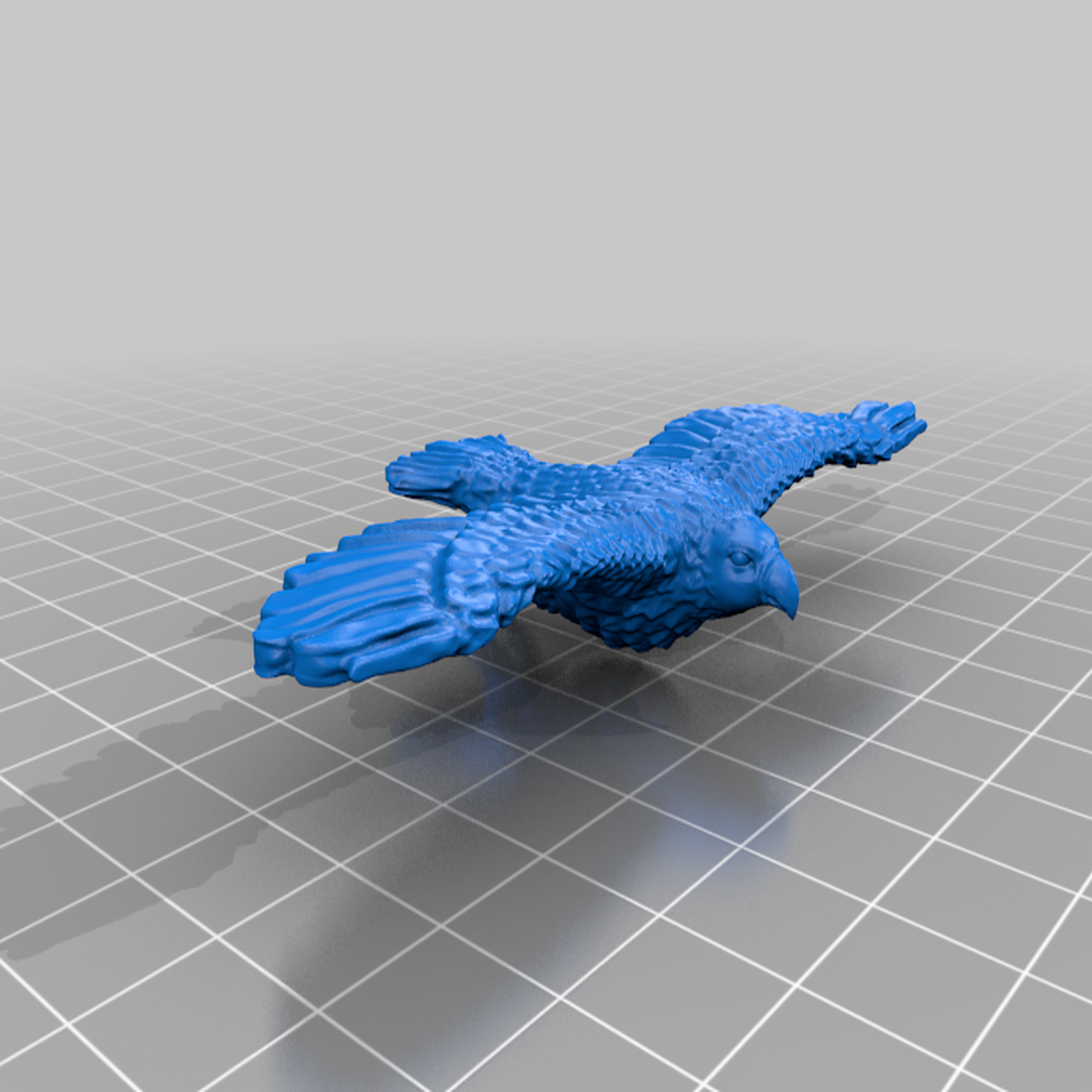Archivo STL gratis Foxmen: Halcón gigante en miniatura・Plan para ...