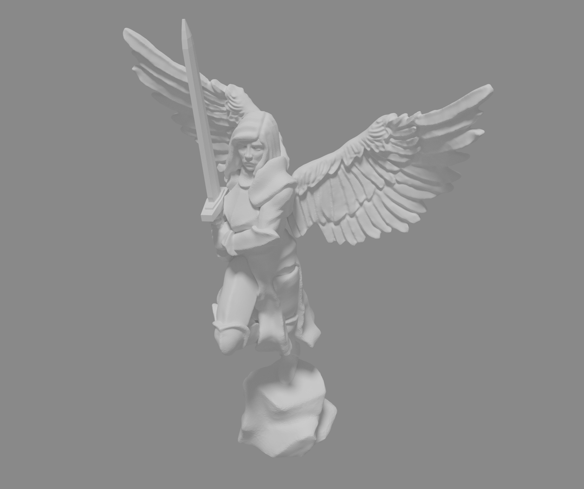 Free STL file Archangel Miniature・Model to download and 3D print・Cults