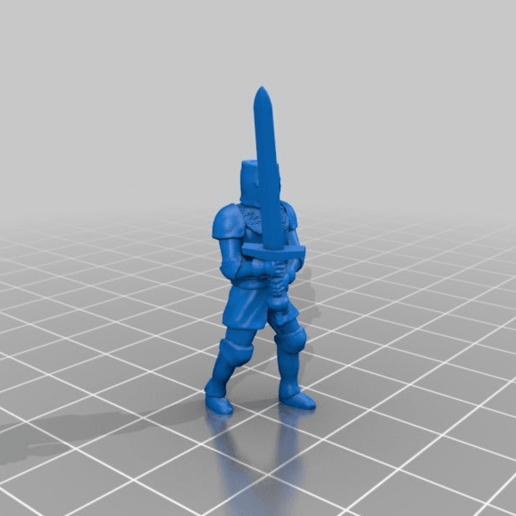 Download free STL file Knight Miniature • 3D printing design ・ Cults