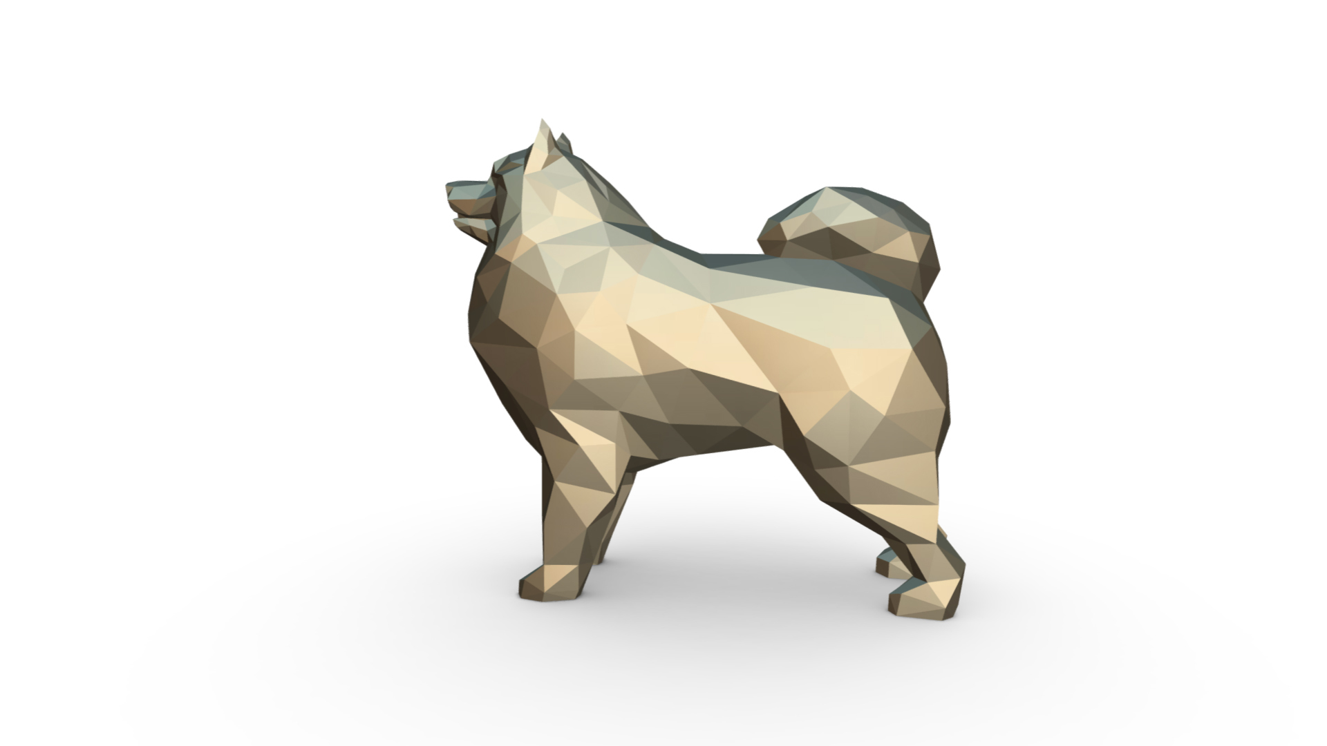 STL file Samoyed figure・3D print design to download・Cults