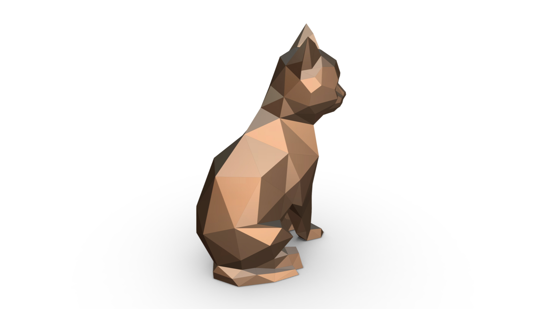 STL file cat figure 🐱・Template to download and 3D print・Cults