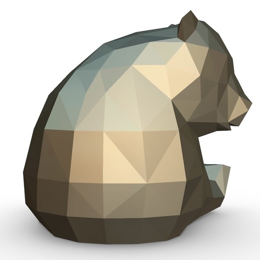 Download 3D printer templates Panda figure 5 ・ Cults