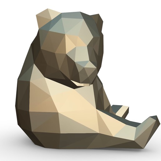 Download 3D printer templates Panda figure 5 ・ Cults